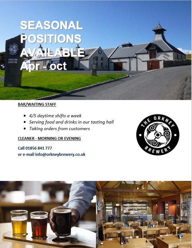 Visitor Centre Vacancies | Sinclair Breweries